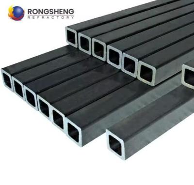 China 1800 Celsius Refractory Silicon Carbide Beam Sisic Sic Ceramic Kiln Furniture Customized Silicon Nitride Bonded Tubes for sale