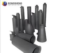 China Refractory SIC Ceramic Desulfurization Nozzle Silicon Carbide Ceramic Spiral Tubes Si3N4 Silicon Nitride Spraying Gas Nozzle for sale