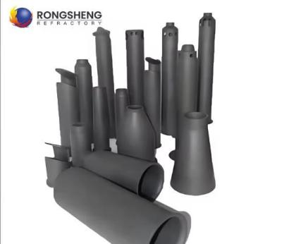 China Refractory SIC Ceramic Desulfurization Nozzle Silicon Carbide Ceramic Spiral Tubes Si3N4 Silicon Nitride Spraying Gas Nozzle for sale