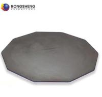 China Rongsheng Refractory Nitride Bonded Silicon Carbide Kiln Furniture SiC Ceramic Slabs Aluminum Silicon Carbide Composite Plate for sale