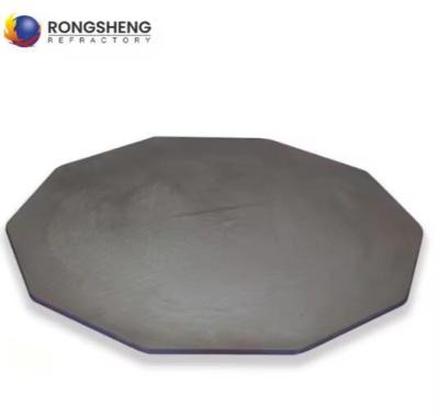 China Rongsheng Refractory Nitride Bonded Silicon Carbide Kiln Furniture SiC Ceramic Slabs Aluminum Silicon Carbide Composite Plate for sale