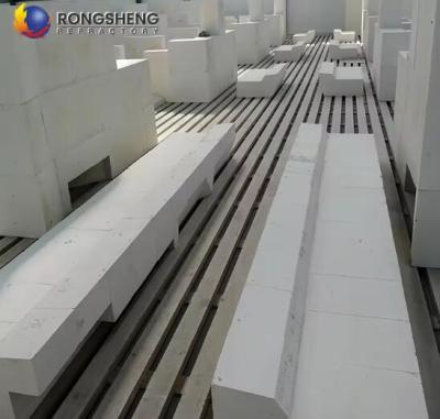 China High Zirconia Corrosion Resistant Block Zirconium Corundum Fused Cast AZS Refractory Bricks For Glass Furnace Tank for sale