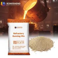 China Industrial Furnace Refractory Gunning Materials Alumina Magnesia Gunning Mix For Boiler And Kiln Unshaped Refractory for sale