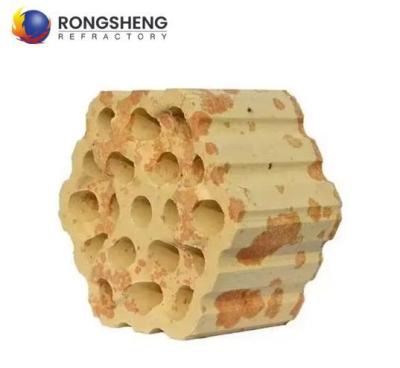 China High Temperature Heat Storage Silica Brick Refractory Grid Brick High Purity Silica Checker Bricks For Hot Blast Stove for sale