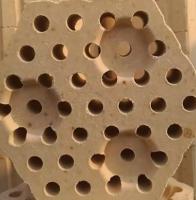 China Industrial Refractory Checker Brick High Alumina Silica Checker Bricks For Hot Blast Stove And Regenerative Furnace for sale