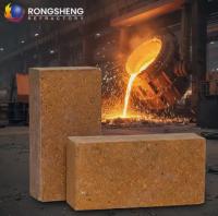 China Rongsheng High Temp Magnesium Bricks 92 95 MGO Magnesite Bricks Heat Storage Refractory Magnesia Brick 230x114x65mm for sale