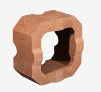 China Rongsheng High Temp Magnesium Bricks 92 95 MGO Magnesite Bricks Heat Storage Refractory Magnesia Brick 230x114x65mm for sale