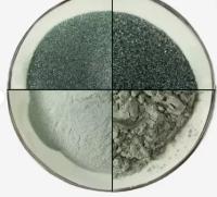 China High Purity RONGSHENG Green Silicon Carbide Powder Abrasive Grit 240# 360# F1200 High Strength 1900 Refractory Ceramic for sale