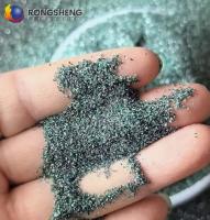China High Purity RONGSHENG Green Silicon Carbide Powder Abrasive Grit 240# 360# F1200 High Strength 1900 Refractory Ceramic for sale
