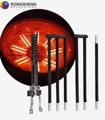 China RONGSHENG Customized 1500C 100W-5000W Silicon Carbide Heater Element Sic Heating Rod For Electric Furnace And Kiln for sale