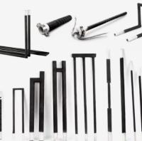 China RONGSHENG Customized 1500C 100W-5000W Silicon Carbide Heater Element Sic Heating Rod For Electric Furnace And Kiln for sale