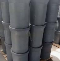 China Factory Supply Large Sic Crucible 50kg 350kg Silicon Carbide Pot Sagger Silicon Carbide Crucible For Melting Cast Iron for sale