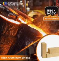 China High Temperature Alumina Firebricks Lz-55/Lz-65/Lz-75 Aluminum Refractory Lining Bricks Cutting Welding For Industrial Smelting for sale