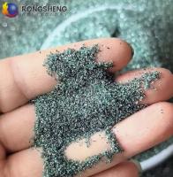 China High Purity RONGSHENG Green Silicon Carbide Powder Abrasive Grit 240# 360# F1200 High Strength 1900 Refractory Ceramic for sale