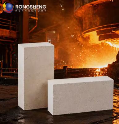 China High Strength Thermal Shock Resistant Refractory Brick Corundum Mullite Fire Bricks For Industrial Furnaces for sale