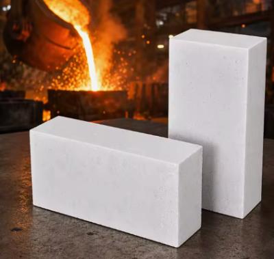 China High Pure Alumina Fused Corundum Mullite Brick High Temperature Kiln Furnace Corundum Mullite Refractory Bricks for sale