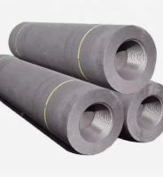 China High Power Graphite Electrode With Nipple 700uhp Synthetic Graphite Electrode For Smelting Steel Eaf Electric Arc Furnace for sale