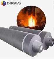 China High Power Graphite Electrode With Nipple 700uhp Synthetic Graphite Electrode For Smelting Steel Eaf Electric Arc Furnace for sale