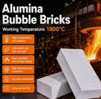 China High Temperature Resistant Alumina Hollow Ball Bricks For Glass Melting Furnace And Heat Treatment Furnace for sale