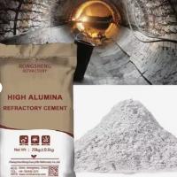 China Refractory Cement Manufacturer High Alumina Cement 1800C Refractory Mortar Cement For Cement Kiln Plant for sale