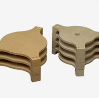 China Rongsheng Refractory High Temperature Cordierit Mullite Batts Ceramic Kiln Furniture Cordierite Board Kiln Shelves Support Plate for sale