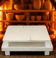 China Rongsheng Refractory High Temperature Cordierit Mullite Batts Ceramic Kiln Furniture Cordierite Board Kiln Shelves Support Plate for sale