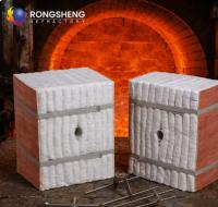 China 1260C 1430C Refractory Ceramic Fiber Folding Block Alumina Silicate Ceramic Module For High Temperature Furnace for sale
