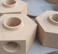 China Factory Supply Mullite Alumina Fireclay Casting Runner Bricks Round Refractory Brick Casting Nozzle Bricks For Foundry Steel for sale