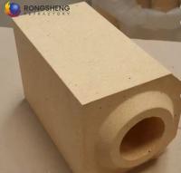 China Factory Supply Mullite Alumina Fireclay Casting Runner Bricks Round Refractory Brick Casting Nozzle Bricks For Foundry Steel for sale