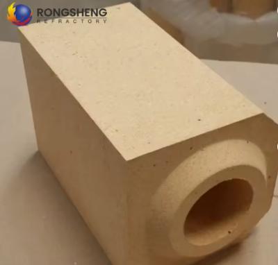 China Factory Supply Mullite Alumina Fireclay Casting Runner Bricks Round Refractory Brick Casting Nozzle Bricks For Foundry Steel for sale