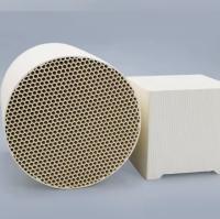China High Strength Cordierite Mullite Honeycomb Ceramic Catalyst Carrier For Chemical Industry Converter Exhaust Gas Purification for sale