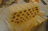China High Alumina Silicate Refractory Fire Checker Bricks / Tiles For Hot Blast Furnace for sale