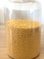 China yellow particles for bath wash, toothpaste and cosmetics for sale