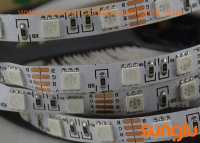 China Full Color RGB 5050 LED Strip Lights , LED Flexible Strip Lights For Interior House for sale