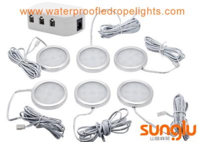 China Safe Easy Under Cabinet Lighting , 12V LED Cabinet Lamp With Male Plug Connector for sale