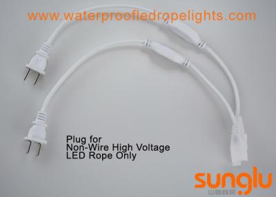China White LED Lighting Accessories LED Strip Power Plug For High Voltage LED Strips for sale