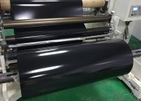 China Black PET Polyester Film Roll , PET Thin Film On Both Sides With Good Shading Effect for sale
