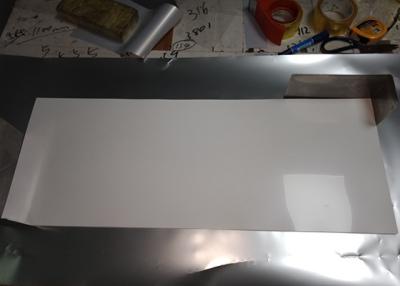 China Stable Size White PET Reflective Film , High Gloss White Film For Light Source Reflection for sale