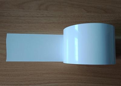 China White PET Film / Detached Film Silicon Oil Fluorine Non Silicone High Color Resolution for sale