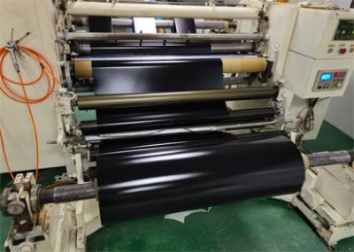 China Die Cutting / Punching PET Black Stretch Film Multiple Extrusion Processing for sale