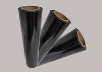 China Self Adhesive Black PET Film Energy Saving With Corona Treatment Thickness 0.012 - 0.35mm for sale