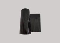 China Halogen Free Black PET Film Halogen Free Sign Printing Black Soft Hardness for sale