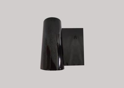 China Halogen Free Black PET Film Halogen Free Sign Printing Black Soft Hardness for sale