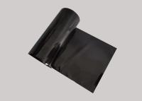 China Halogen Free Black PET Film Halogen Free Sign Printing Black Soft Hardness for sale