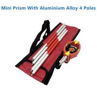 China Mini Prism Offset Copper Coated With Aluminium Alloy 4 Poles Replacement for Total Stations Surveying for sale
