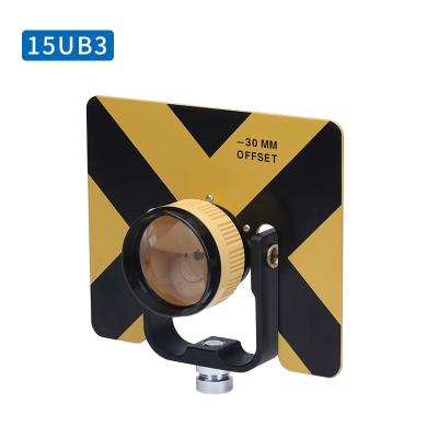 China Single Prism 15UB3 Compatible for Topcon SOUTH FOIF Total Station Surveying Constant -30/0mm 5/8x11 Female Thread Metal Holder for sale
