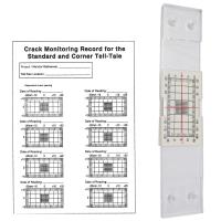 China Crack Gauge Monitor Accurate Crack Monitoring Record Tool Crack Measuring Instrument for Monitoring Wall Deformation and Cracks for sale