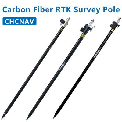 China Carbon Fiber Extendable Pole For GPS RTK GNSS Telescopic Rover Pole CHC GPS Surveying Pole for sale