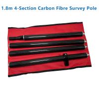 China New 1.8M Survey Pole 1.8M Length GPS PRISM POLE Carbon Fibre Pole GPS GNSS RTKSURVEYING TYPE,4 PCS Poles, 5/8x11 Thread for sale