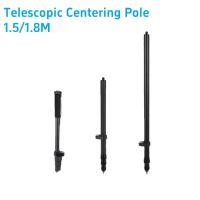 China 1.5M 1.8M Telescopic Centering Pole Portable RTK GPS Surveying Rod Aluminum Alloy Light Weight 1PCS for sale